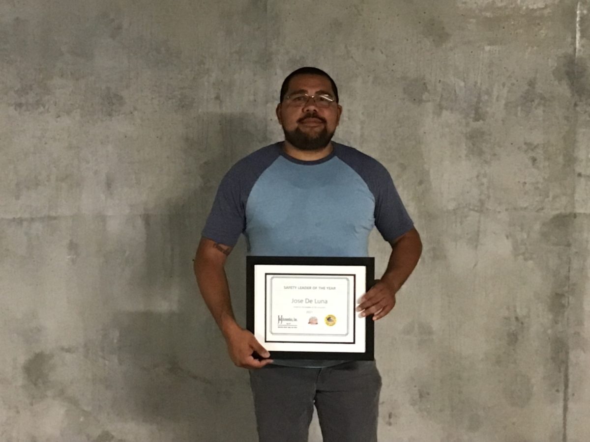 Safety Leader of The Year 2021 - Jose De Luna - J&J Acoustics, Inc.